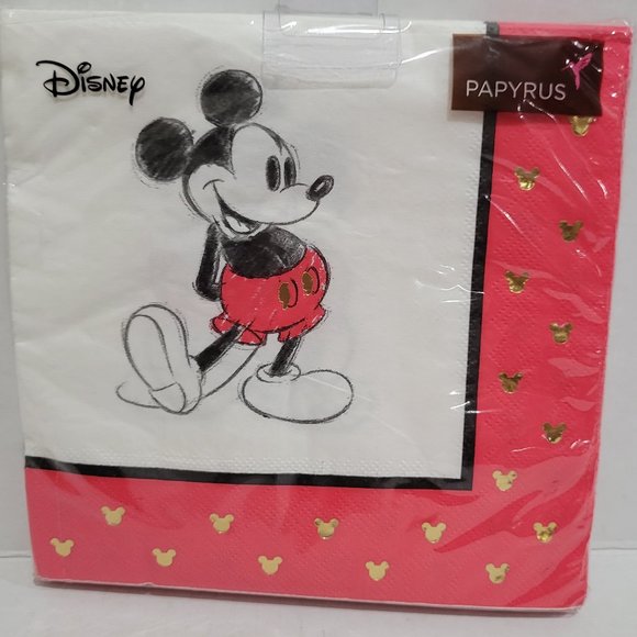 Papyrus | Party Supplies | Papyrus Disney 2 Lunch Napkins Mickey Mouse ...